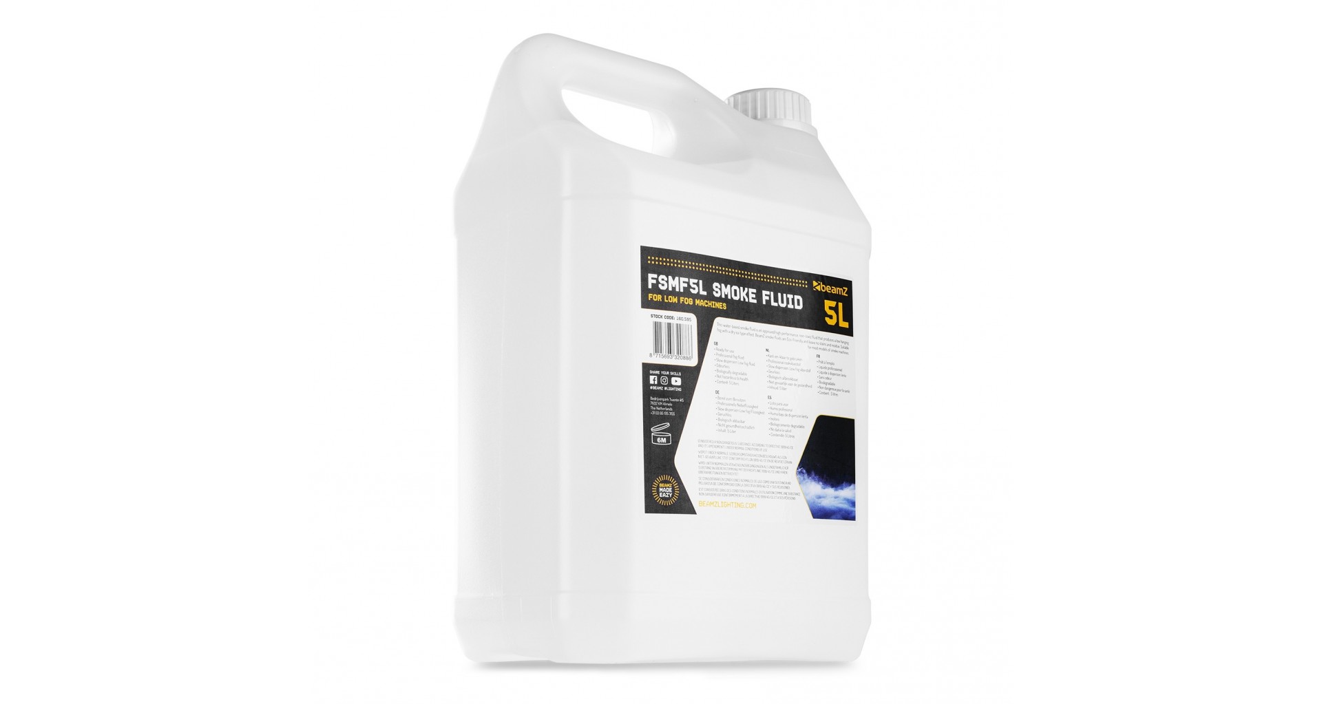 Beamz FSMF5L Smokefluid 5L Low Fog Lichid de ceata - Zeedo Shop