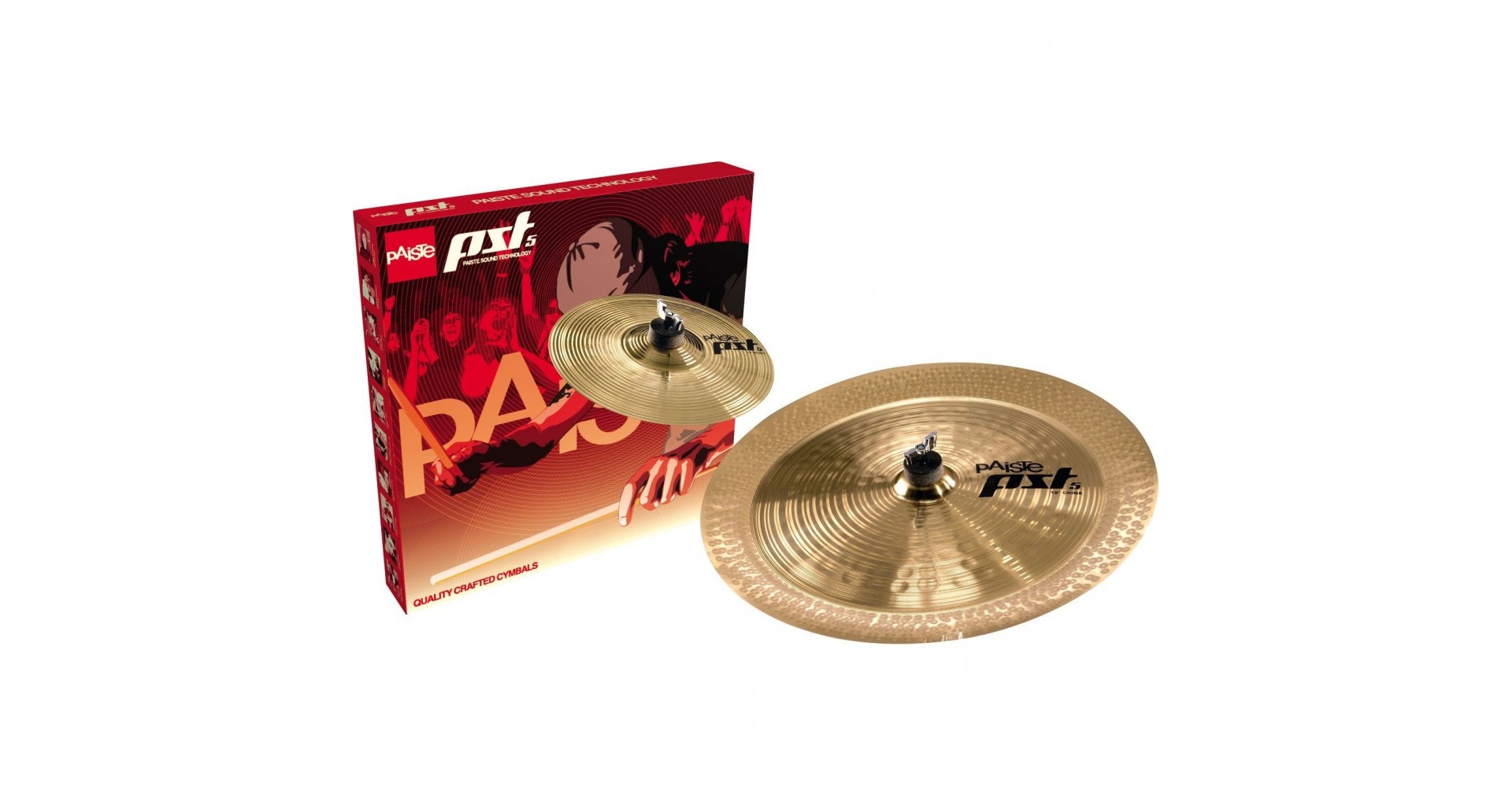 Paiste PST 5 Effects Pack (10/18) Set Cinele Efecte - Zeedo Shop