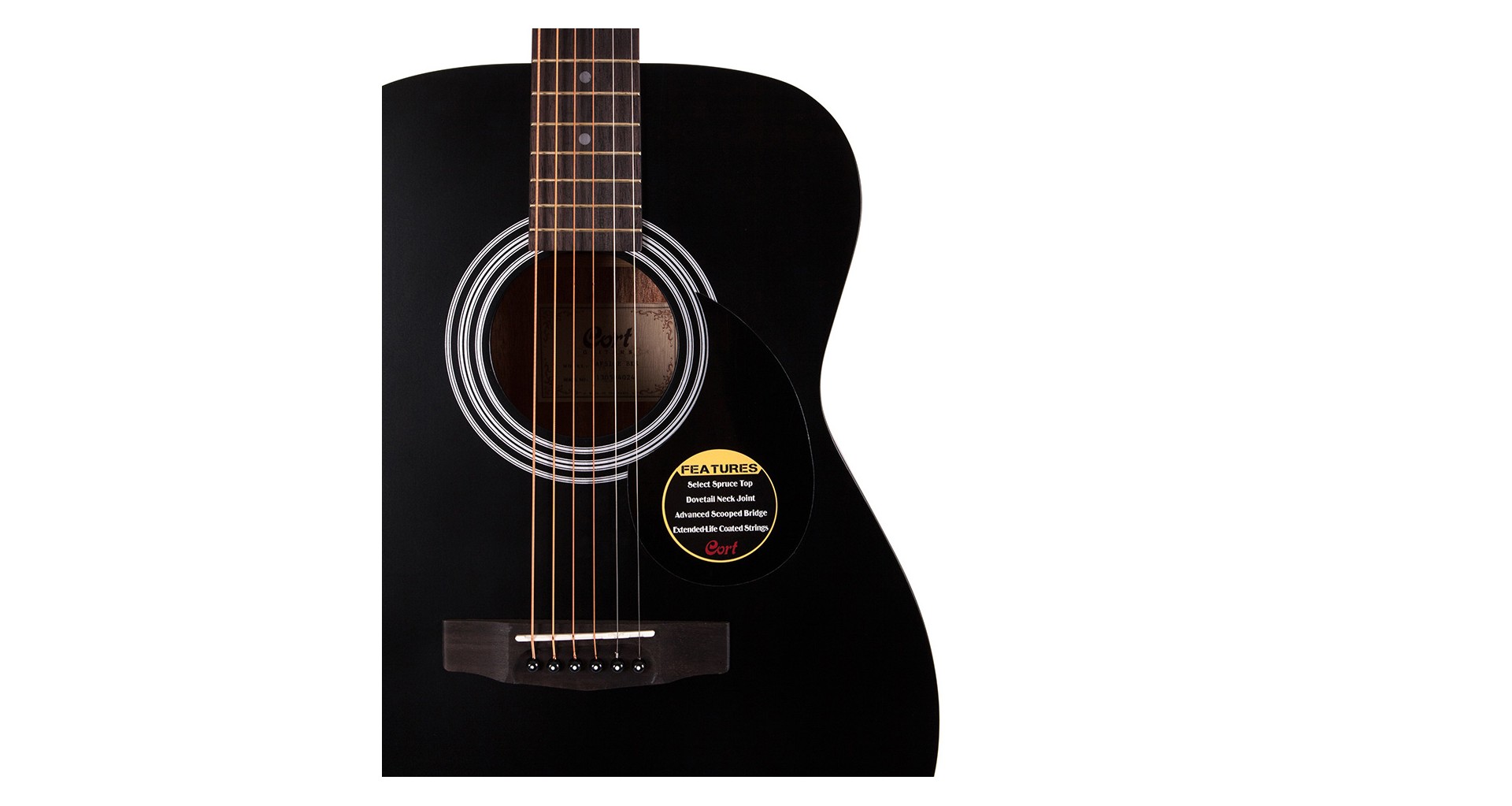 Cort AF510 Black Satin Chitara acustica - Zeedo Shop