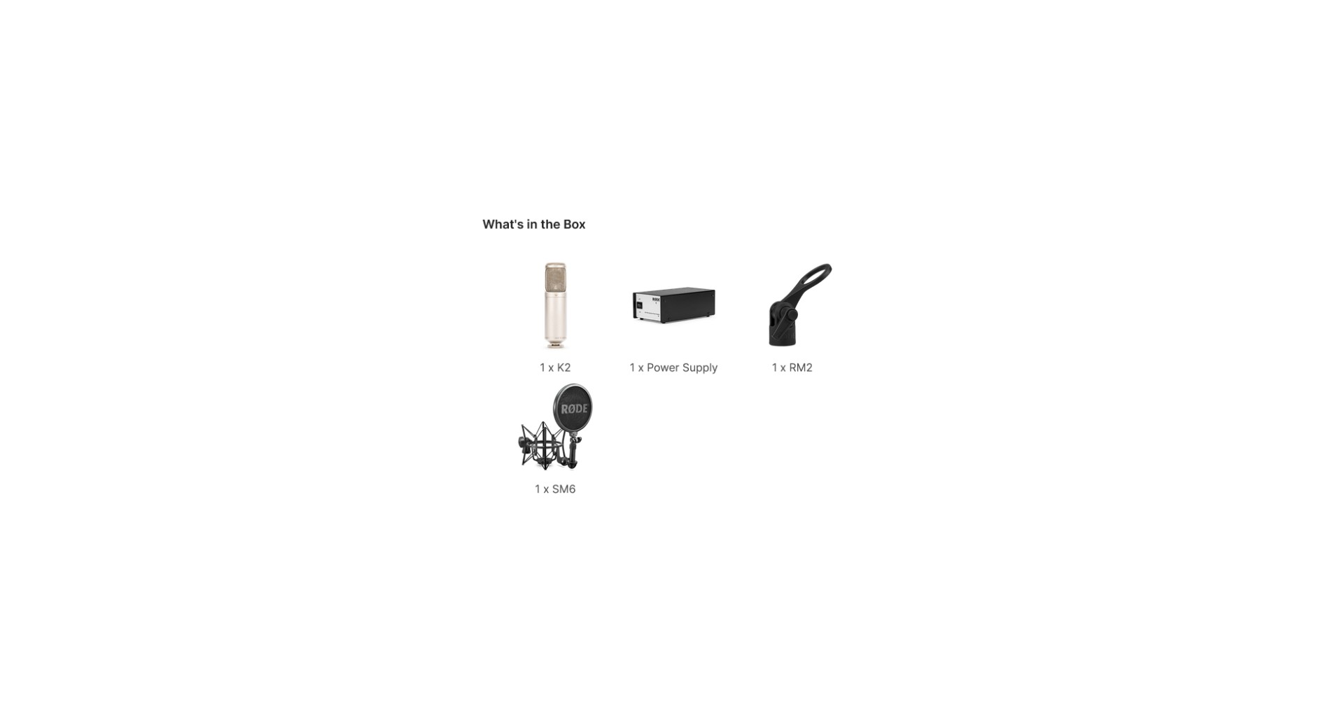 Rode K2 Microfon condenser multi-pattern - Zeedo Shop
