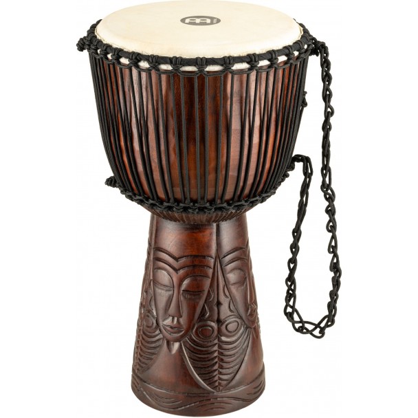 Meinl Professional African Style Djembe - 12 inch African Queen Carving ...