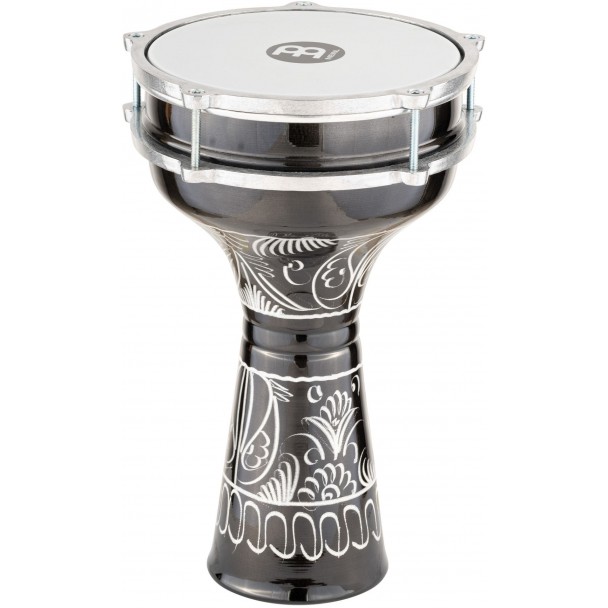 Meinl Aluminum Series Darbuka - 8 inch Hand-Engraved HE-124 Darbuka ...