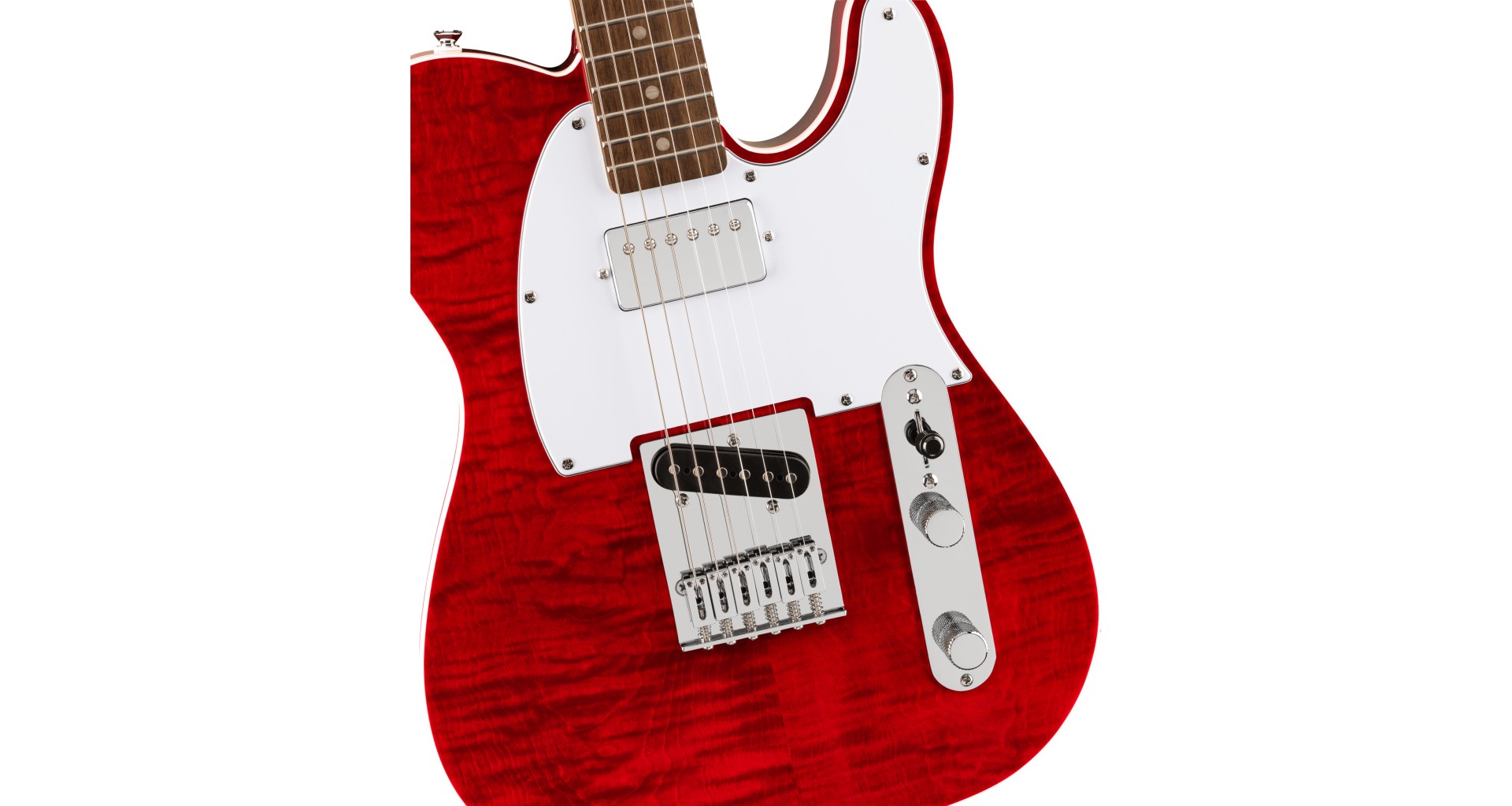 Fender Squier Affinity Series Telecaster FMT SH LRL Crimson Red ...