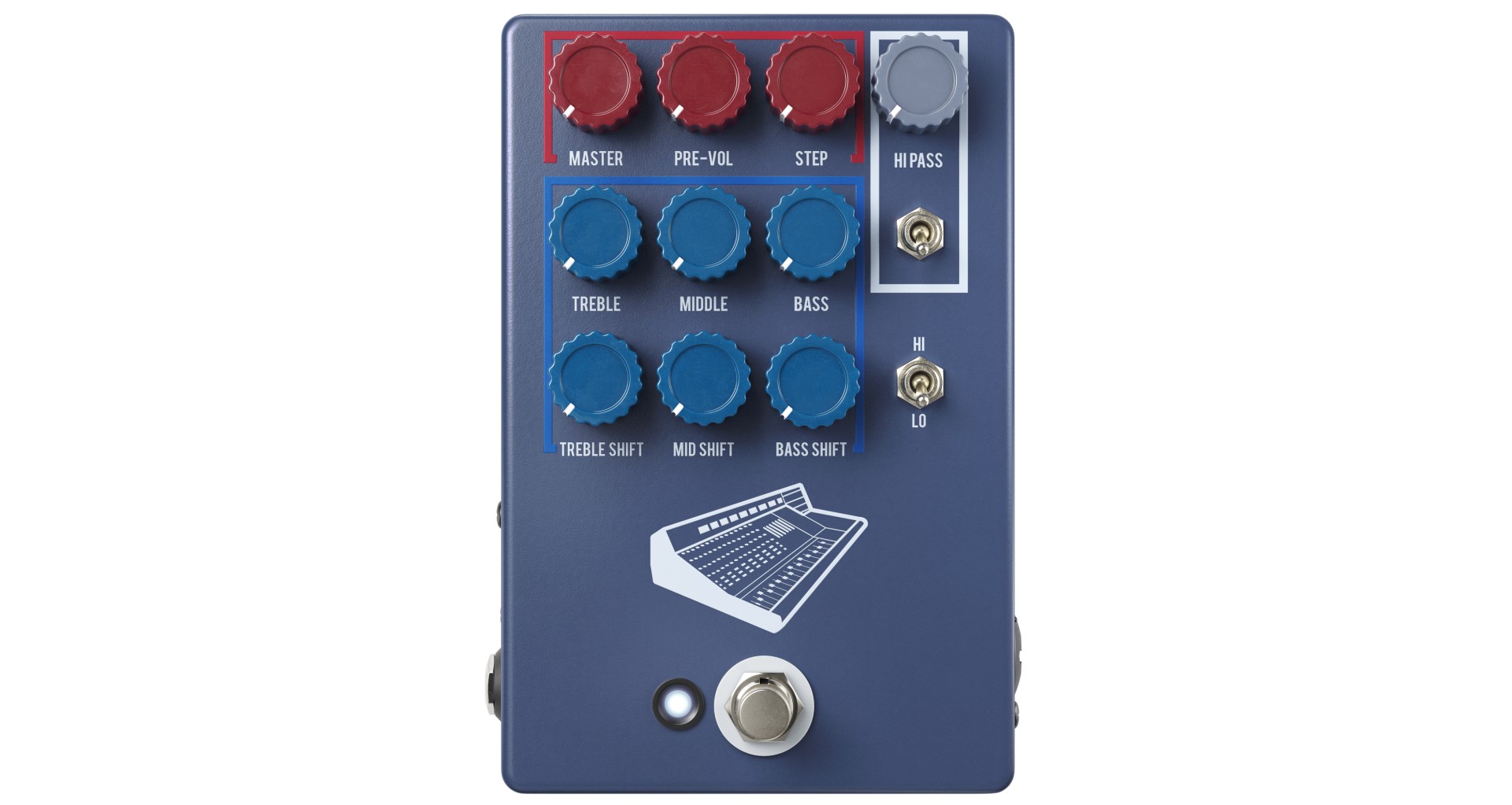 JHS Pedals Colour Box V2 10 Year Anniversary Pedala Preamplificator/EQ ...