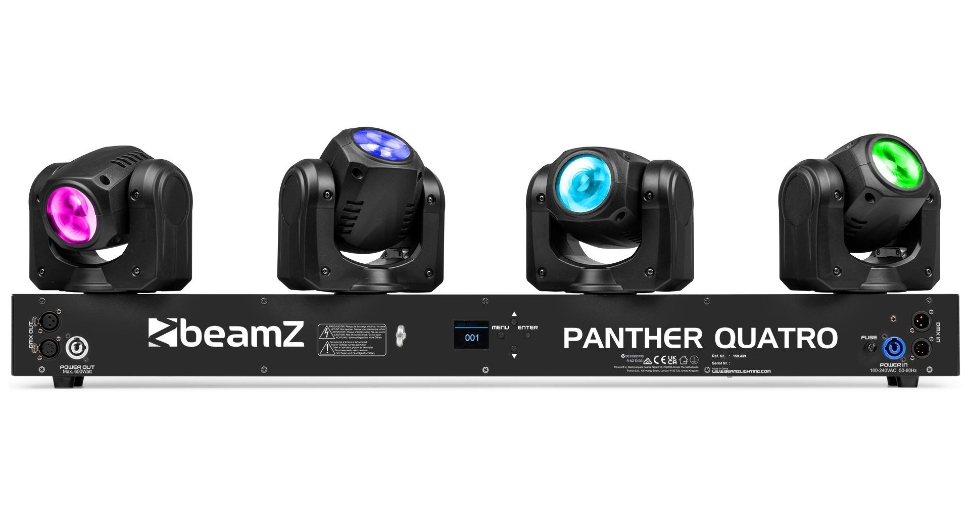 Beamz PANTHER Quatro Beam Bar Set de lumini - Zeedo Shop
