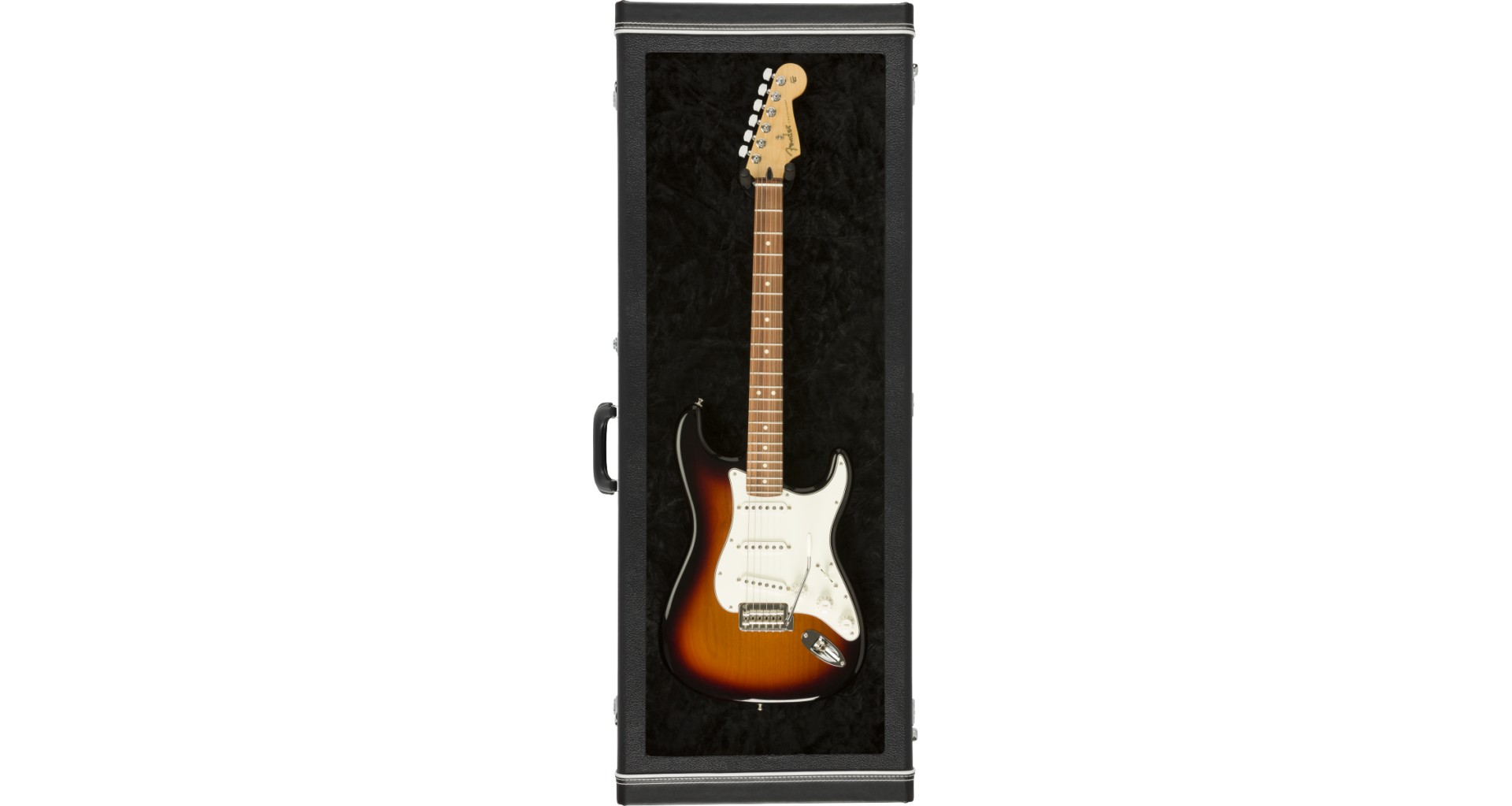 Fender Guitar Display Case Black Vitrina pentru chitara cu aspect de ...
