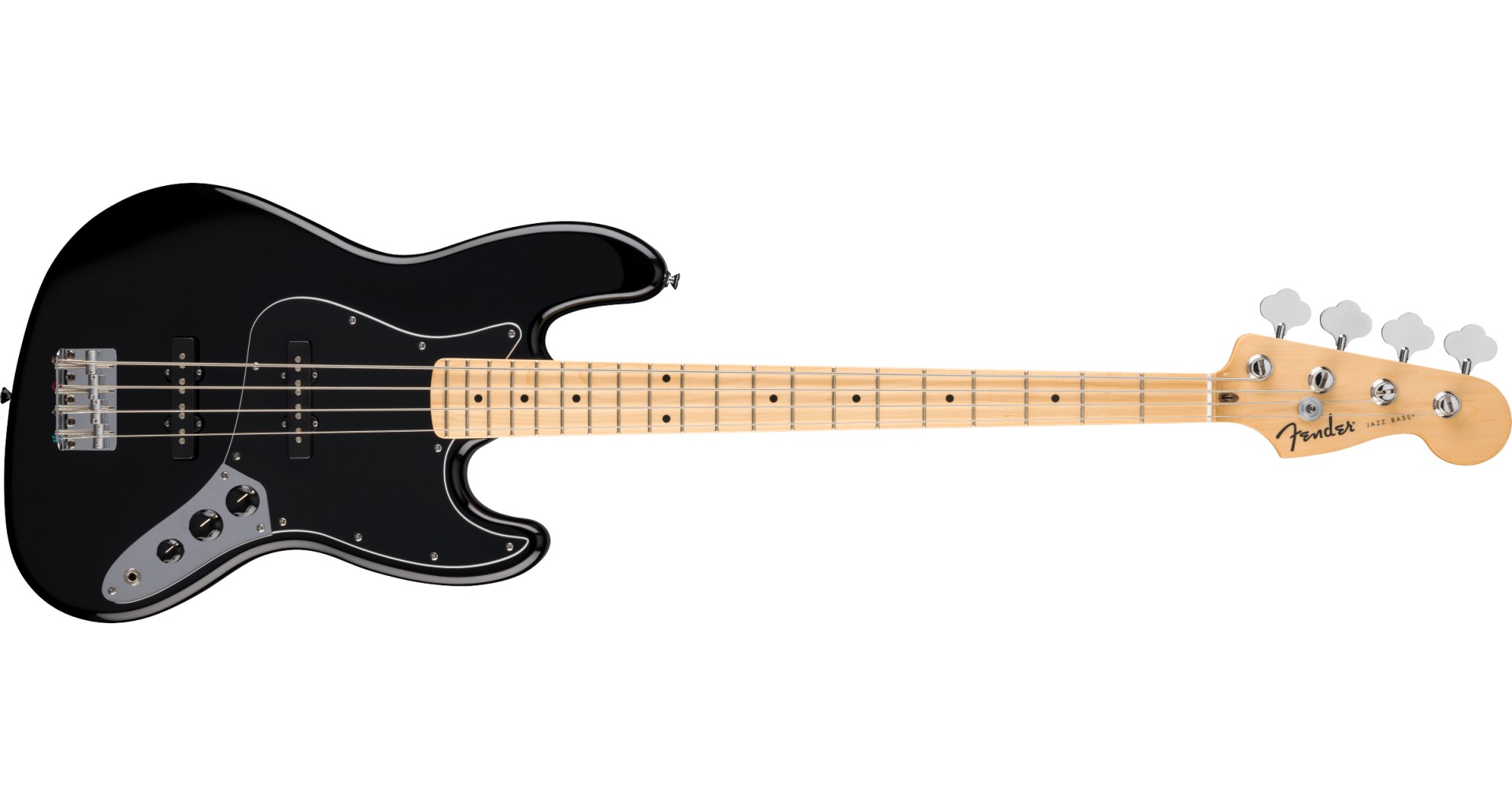Fender Standard Jazz Bass MN Black Chitara bass electrica - Zeedo Shop