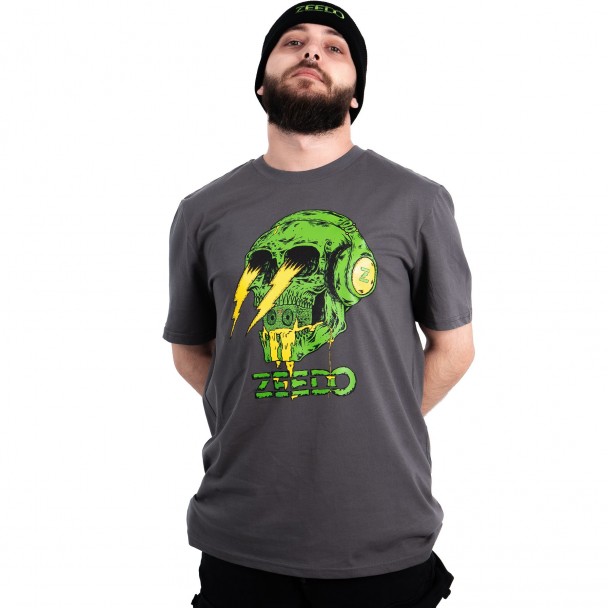 Zeedo Shop Skull Gri XS Tricou - Zeedo Shop