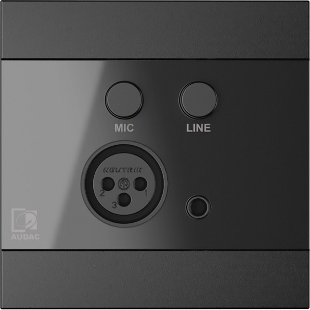 Audac WP210/B Panou de intrare audio - Zeedo Shop