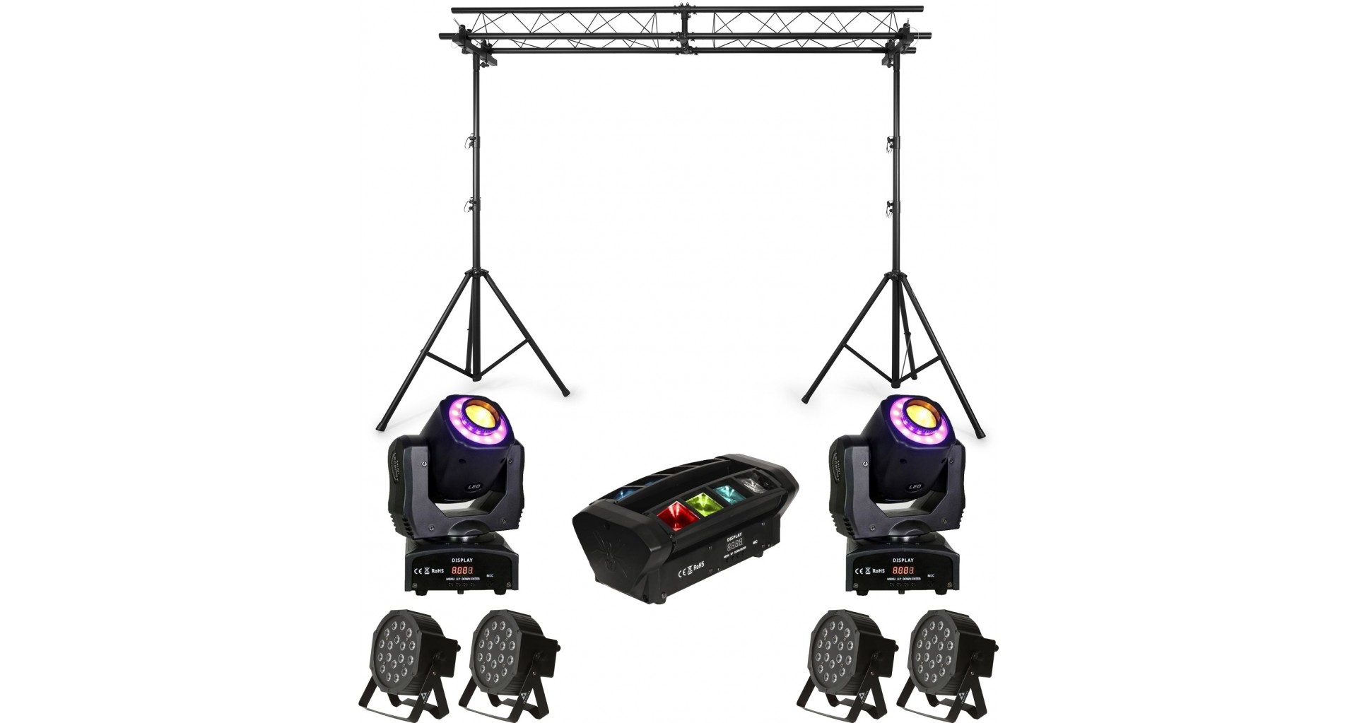Pachete Zeedo Shop 2 x Fractal Lights MINI LED GOBO SPOT 60W MK2, 4 x ...