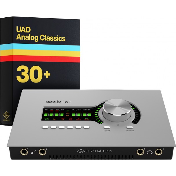 Universal Audio Apollo x4 Gen 2 UAD Analog Classics pt. Mac Interfata ...