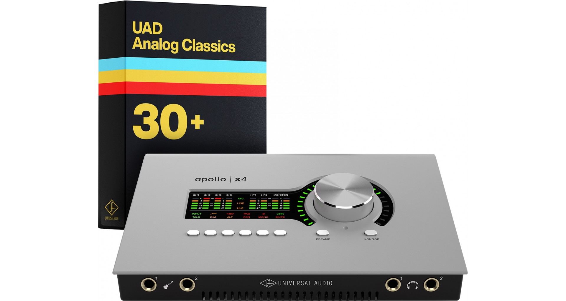 Universal Audio Apollo x4 Gen 2 UAD Analog Classics pt. Mac Interfata ...