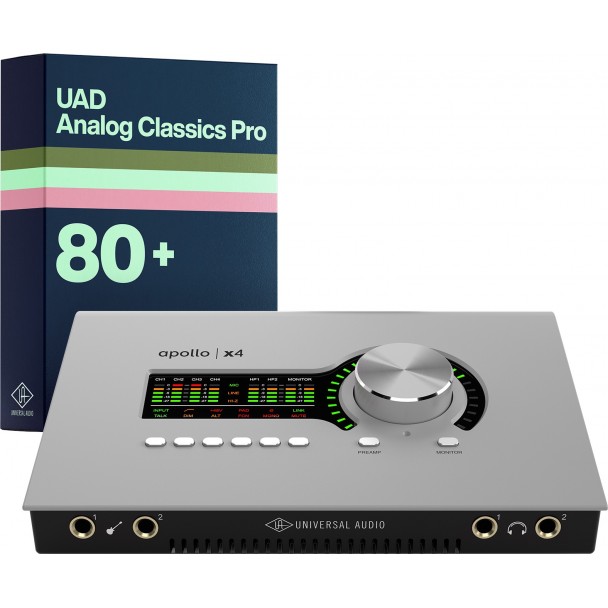Universal Audio Apollo x4 Gen 2 Analog Classics Pro pt. Mac Interfata ...