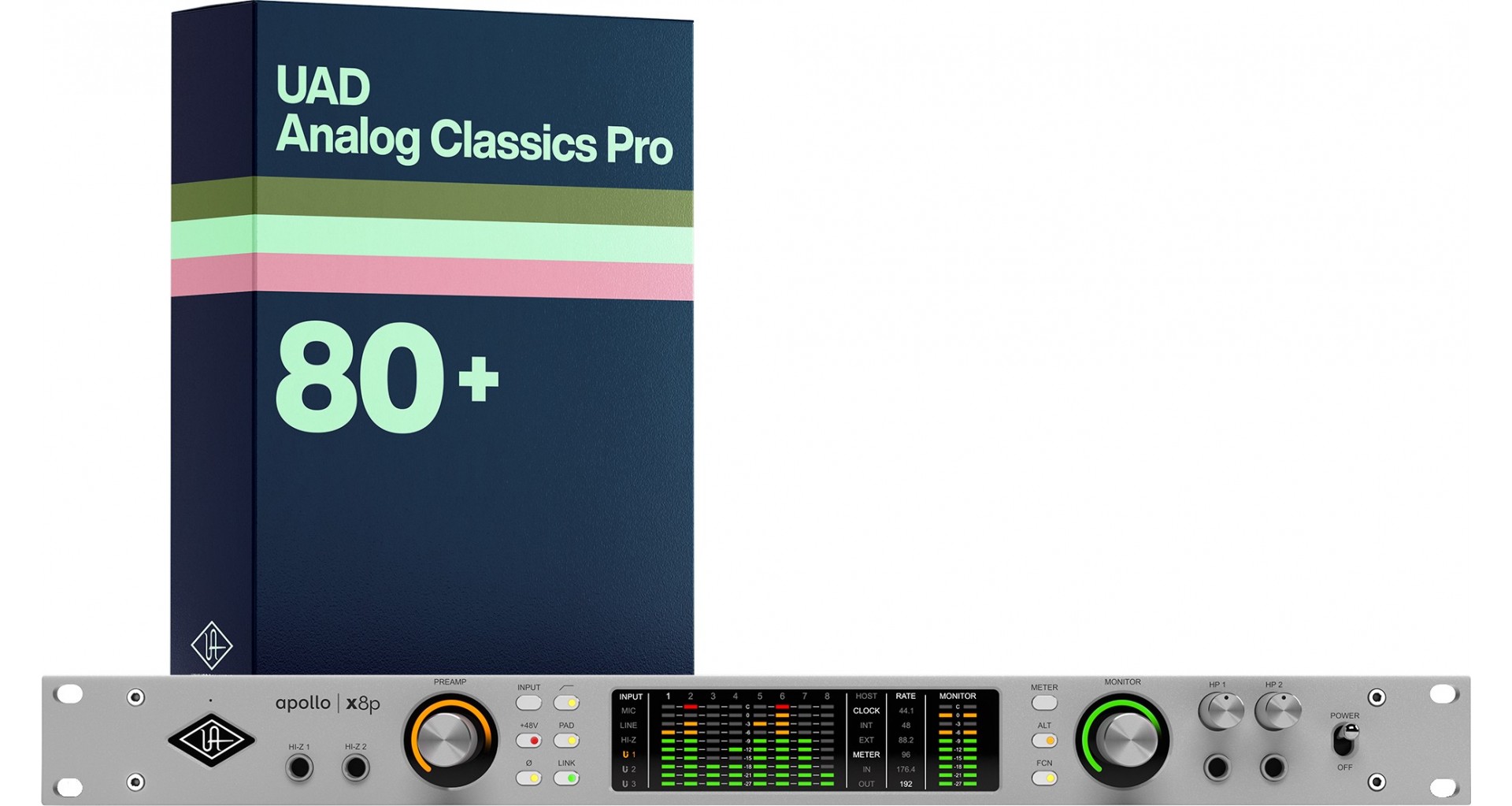 Universal Audio Apollo x8p Gen 2 Analog Classics Pro pt. Mac Interfata ...