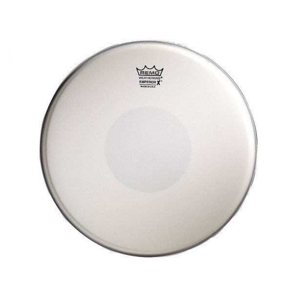 Remo Emperor X Black Dot 14" Batter Coated Fata pentru tobe - Zeedo Shop