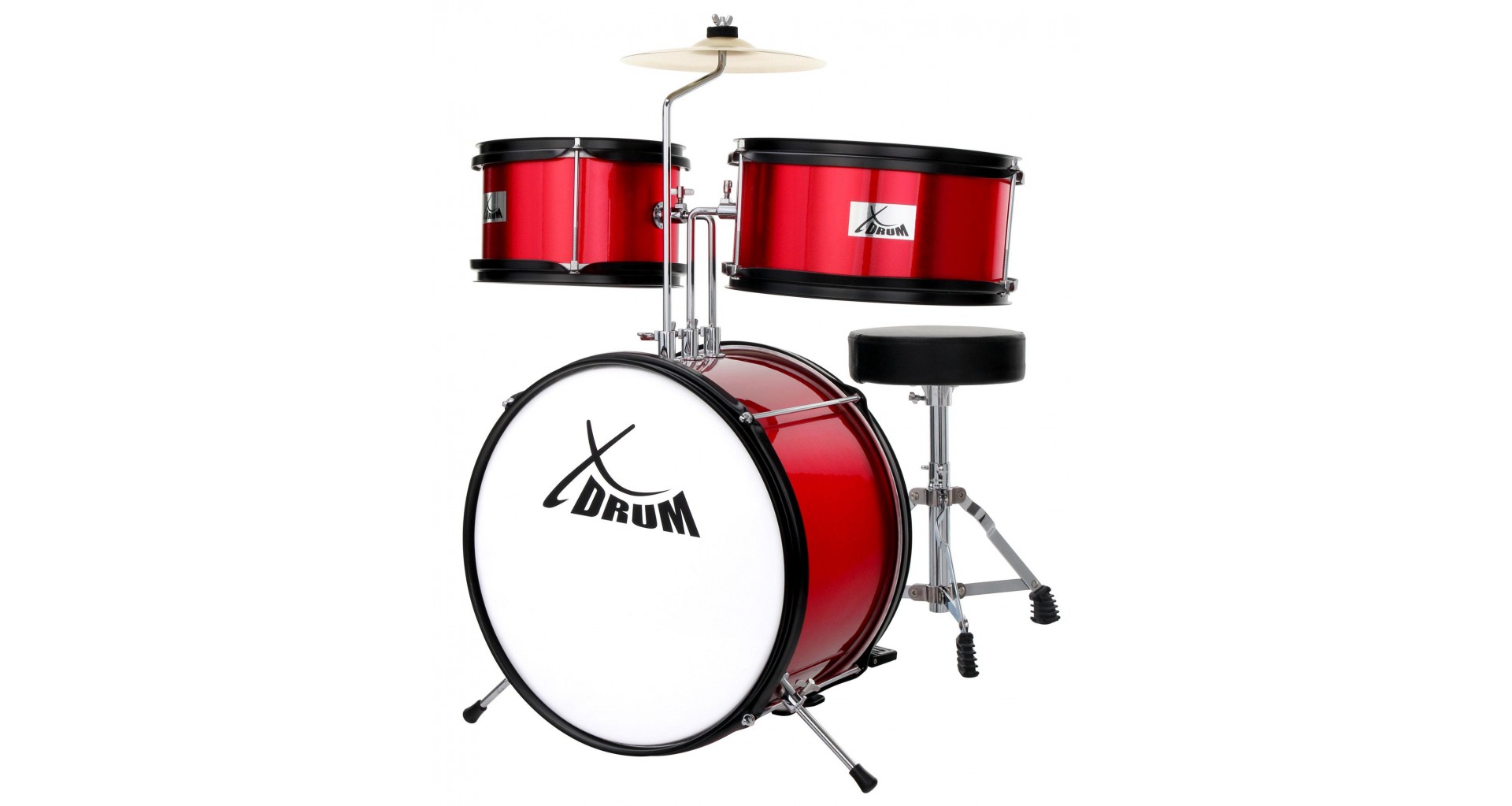 X Drum Junior KID Drum Kit RD Set de tobe copii - Zeedo Shop