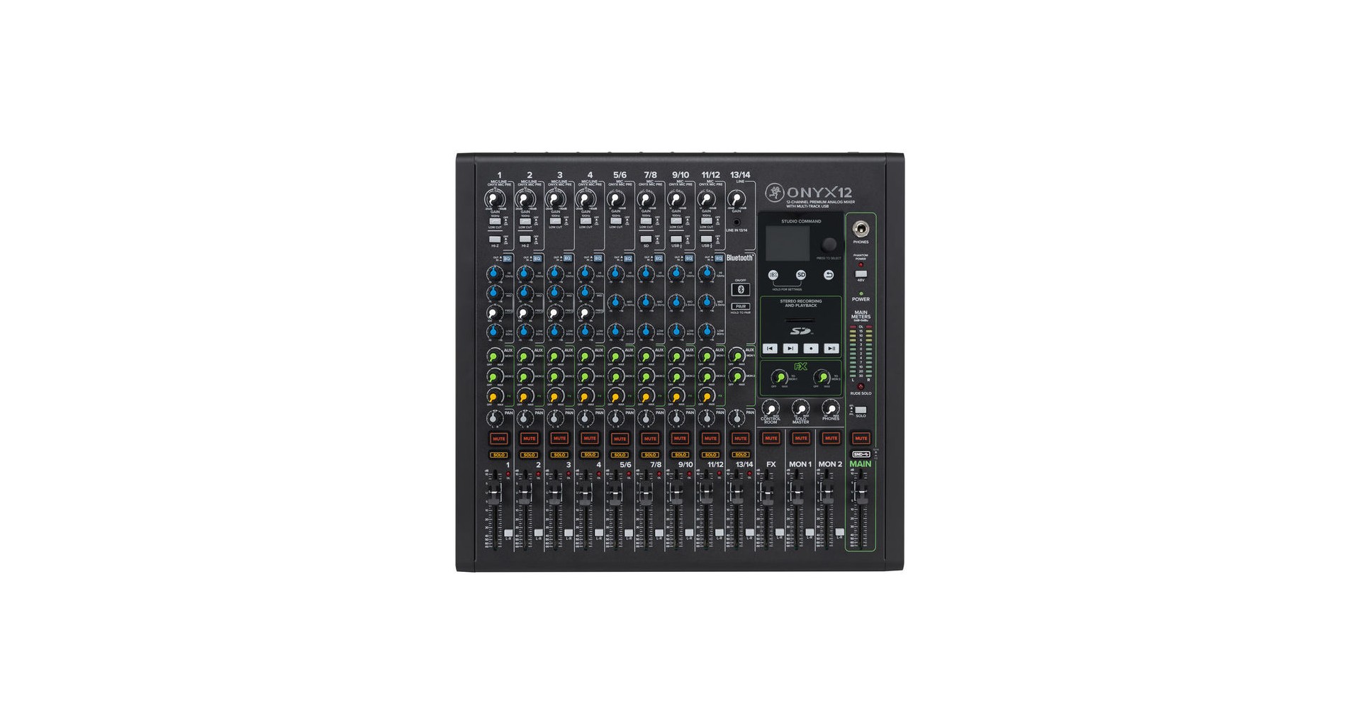 Mackie ONYX12 Mixer audio USB - Zeedo Shop