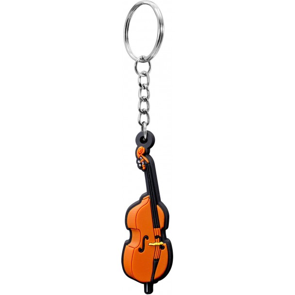 Musician Designer Music Key Chain Double Bass Breloc contrabas - Zeedo Shop