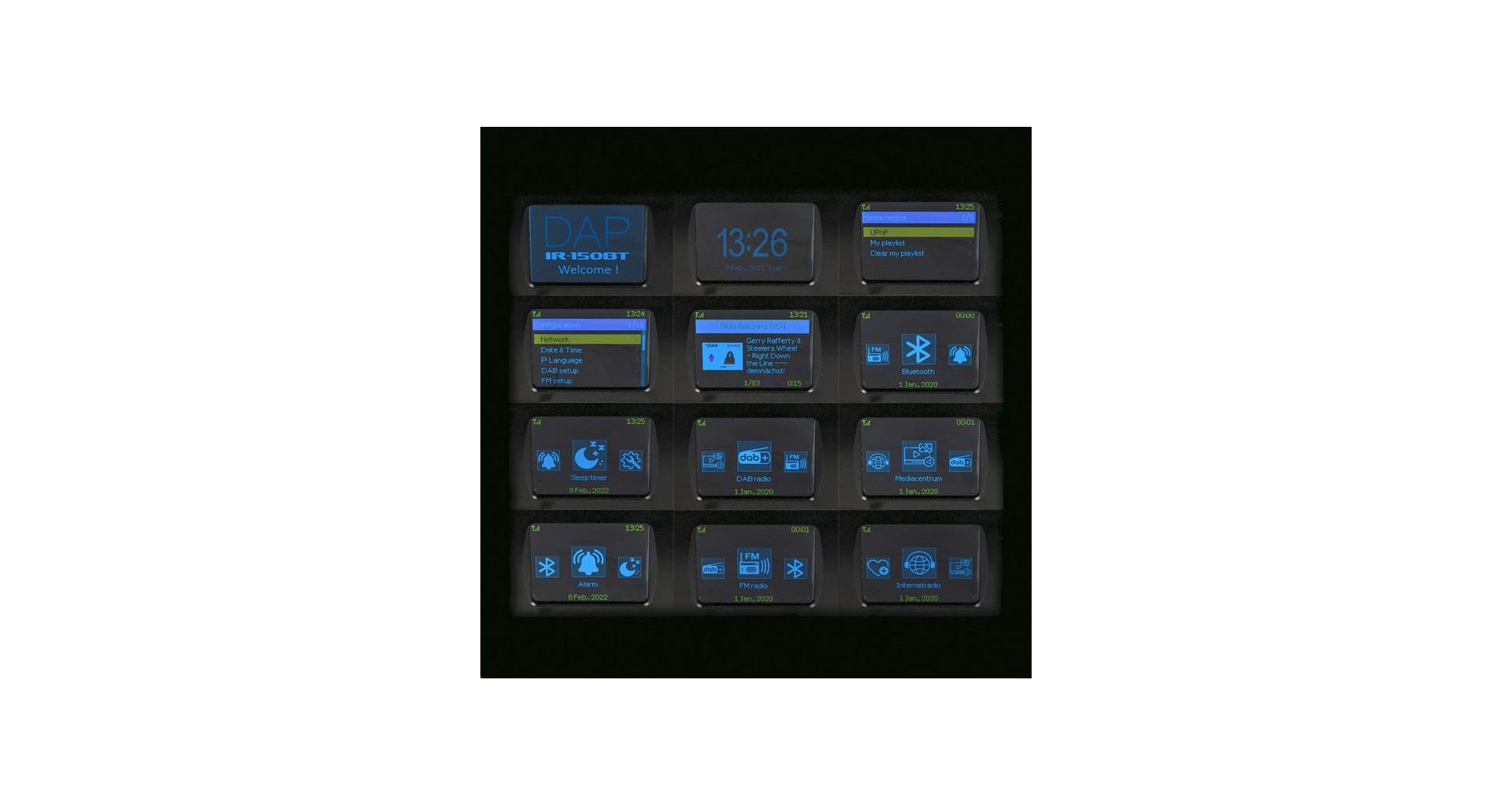DAP Audio IR-150BT Media Player Media Player Profesional - Zeedo Shop